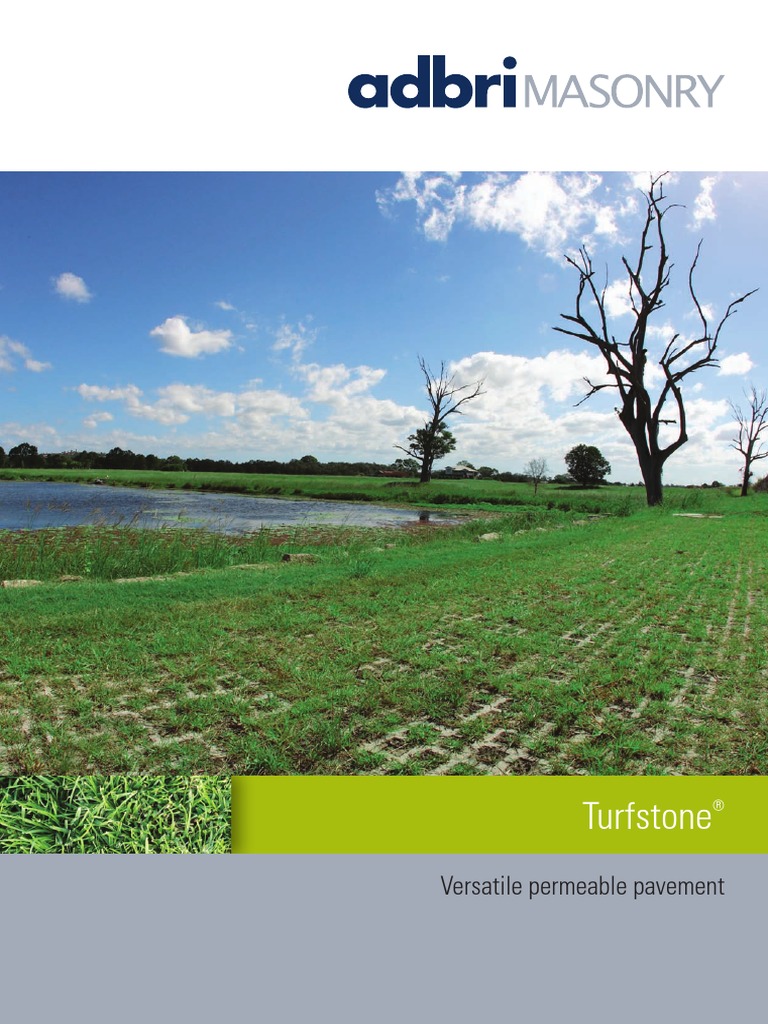 Turfstone: Versatile Permeable Pavement | PDF | Road Surface | Civil ...