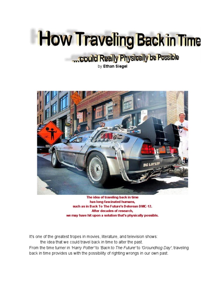 How Traveling Back in Time | PDF | Time Travel | Time