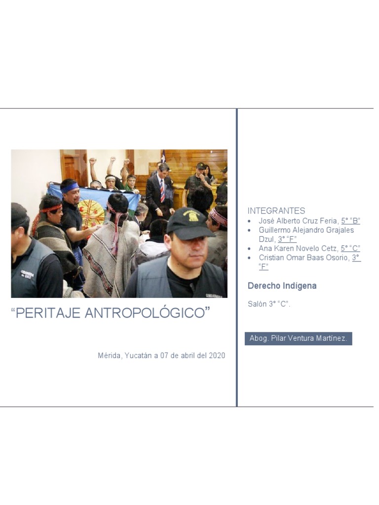 ADA 4-El Peritaje Antropológico | Descargar gratis PDF | Antropología ...
