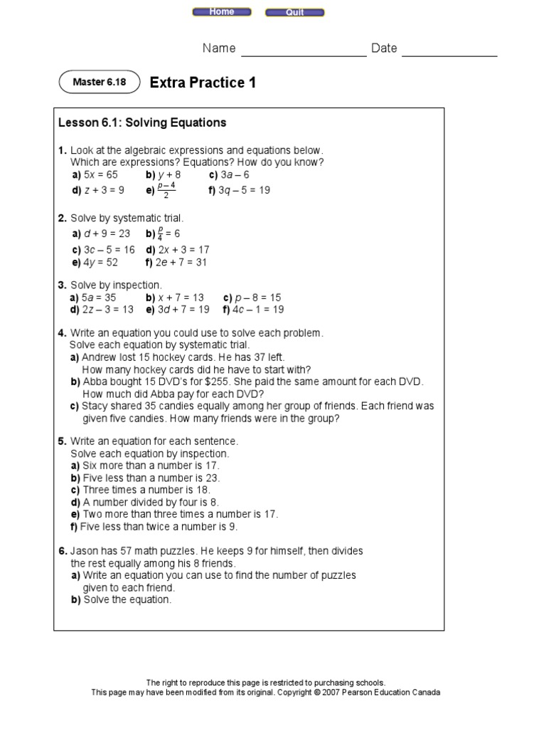 Math Ep 6-1 | PDF