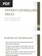 Role of Pharmacists in Patient Counseling | PDF | Pharmacy | Pharmacist