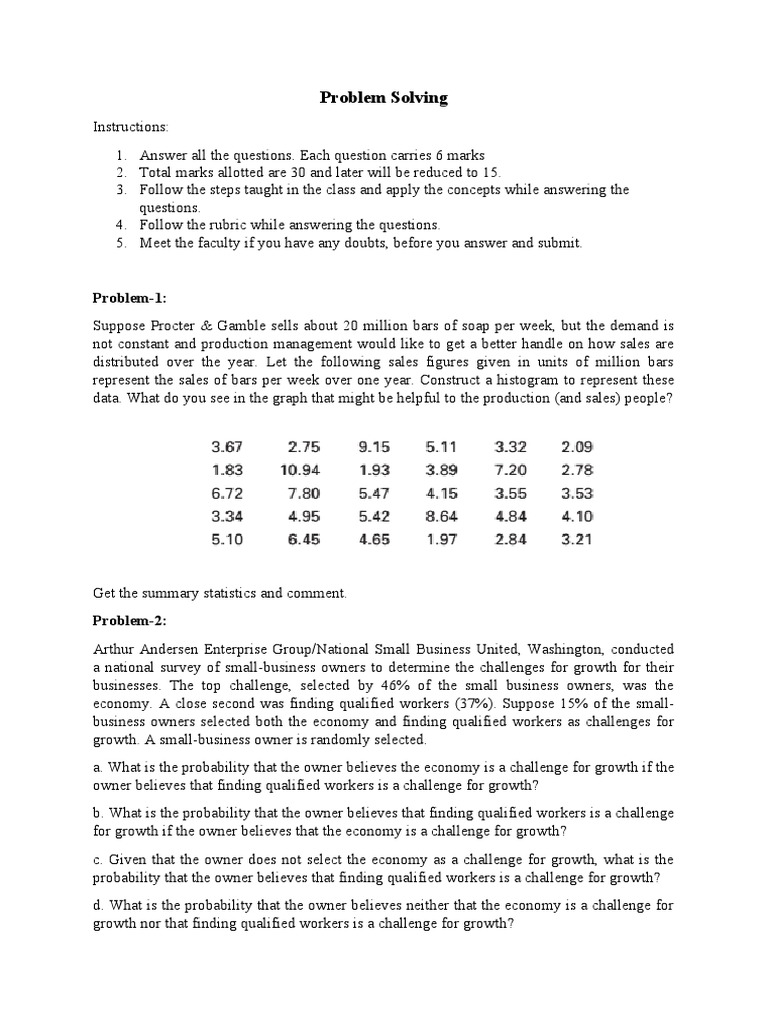 Problem Solving Techniques | PDF | Poisson Distribution | Teaching Mathematics