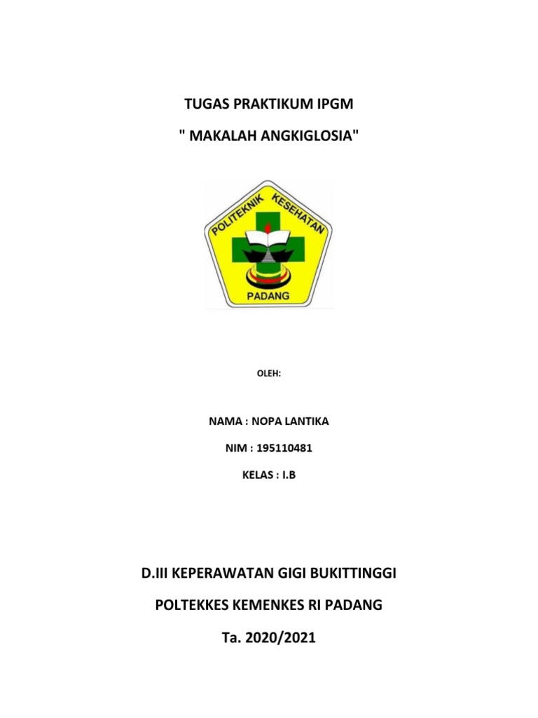 Makalah Anaglositas Nopa Lantika | PDF