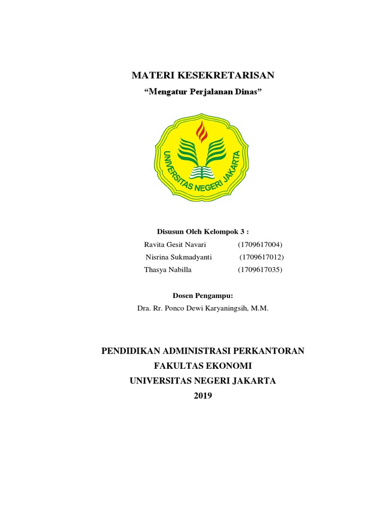 Bab 6 Mengatur Perjalanan Dinas Fix Begete | PDF