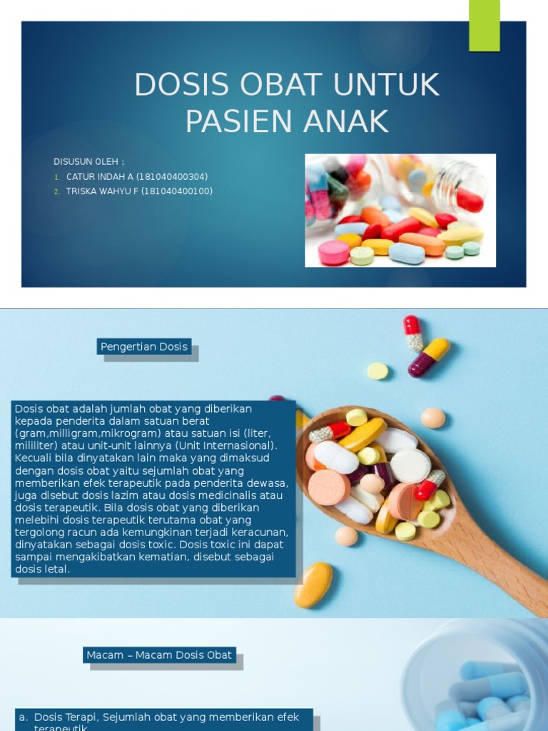 Dosis Obat Untuk Pasien Anak | PDF