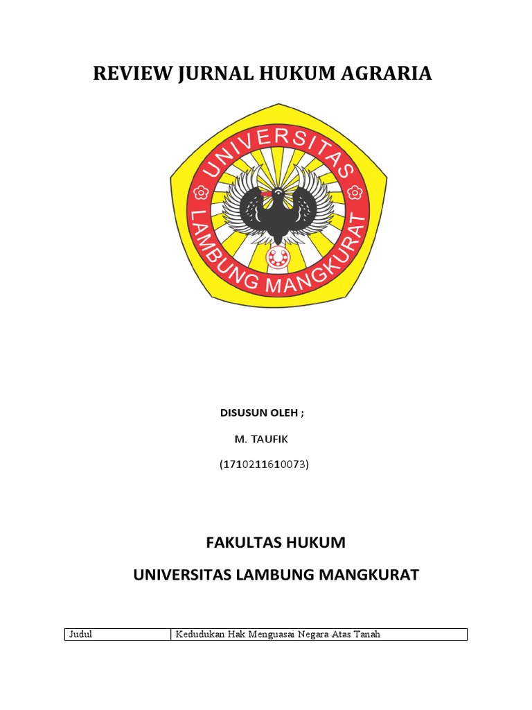 Contoh Format Review Jurnal | PDF