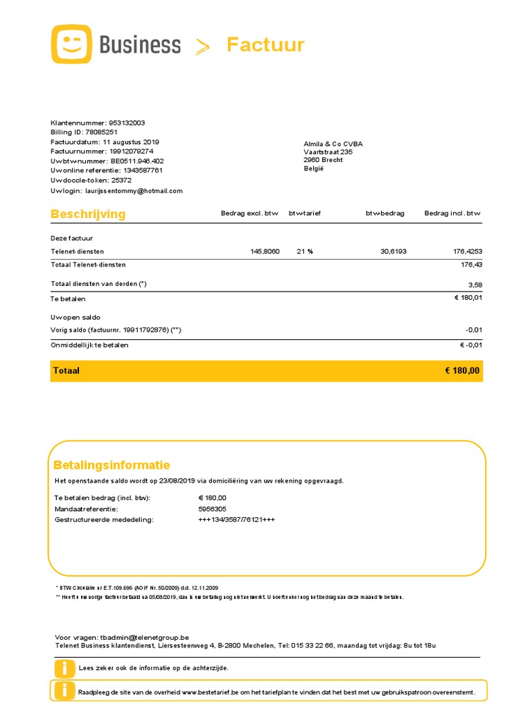 Telenet Bussiness | PDF