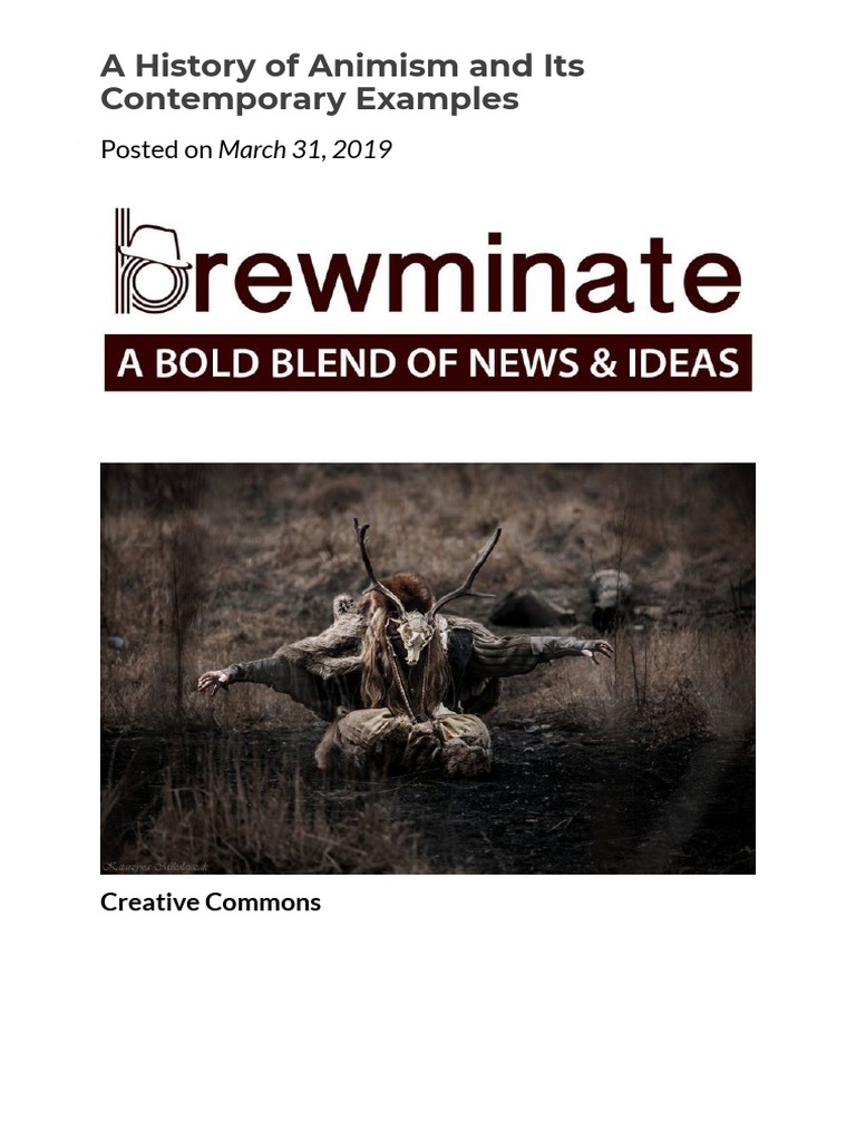 A History of Animism and Its Contemporary Examples | PDF | Shamanism | Soul