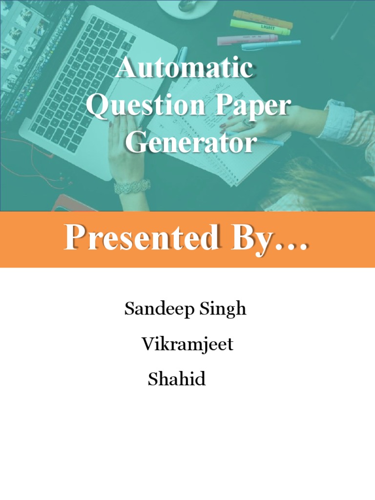 Question Paper Generator | PDF