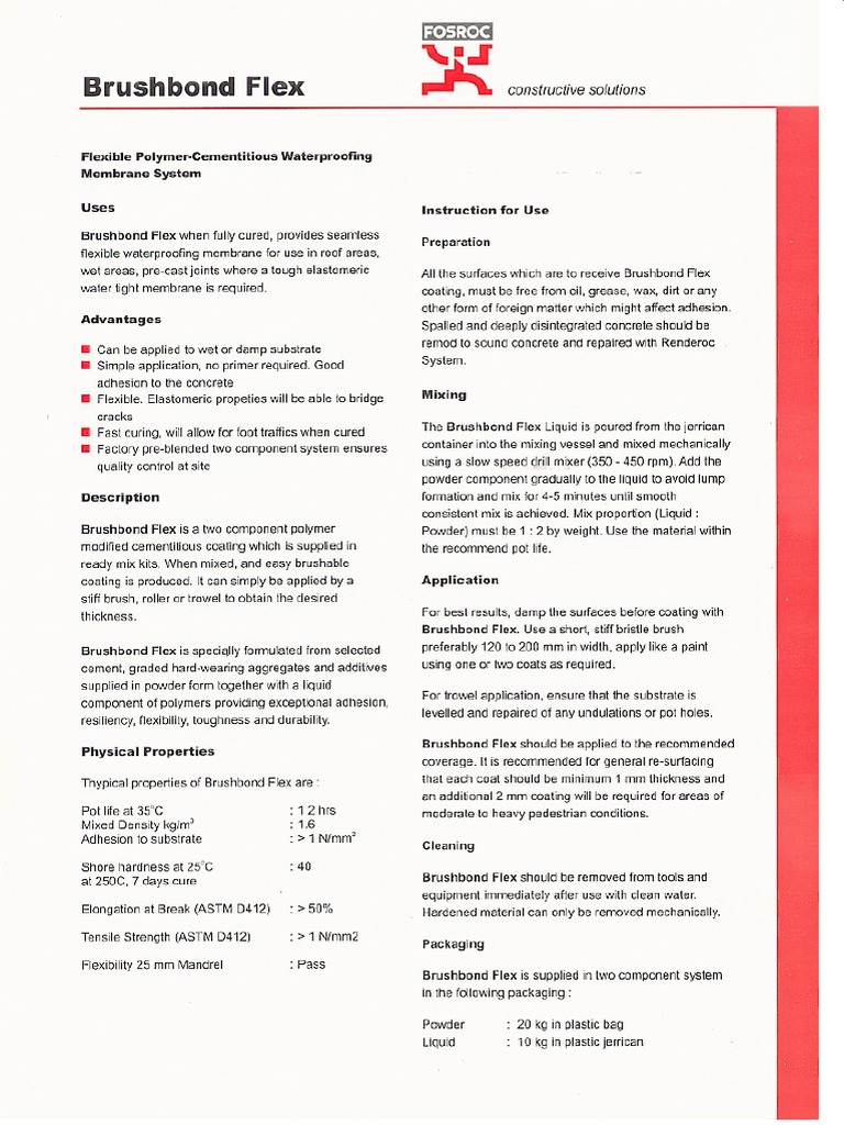 Brushbond Flex | PDF
