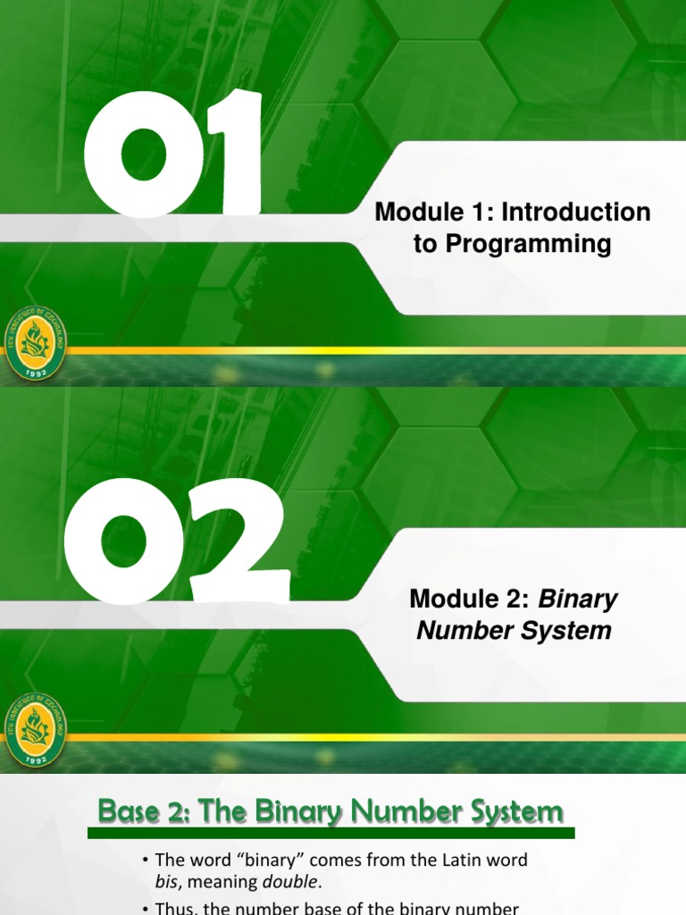 CS0003 Module 1 - Binary Numbers | PDF | Division (Mathematics ...