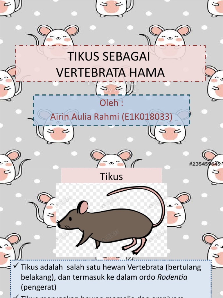 Tikus Sebagai Vertebrata Hama | PDF