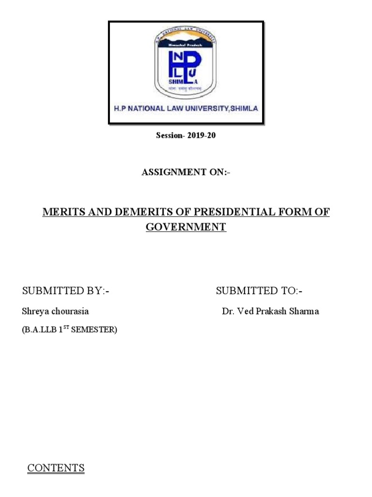 Merits and Demerits of Presidential Form of Government | PDF ... Merits and Demerits of Presidential Form of Government | PDF ...
