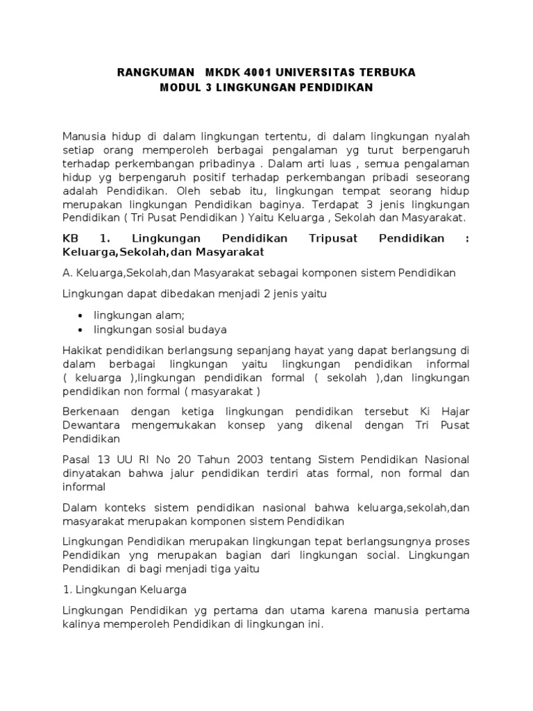 Resume Modul 3 | PDF