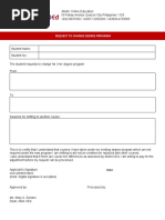 Change of Grade Request Form: Registrar's | PDF