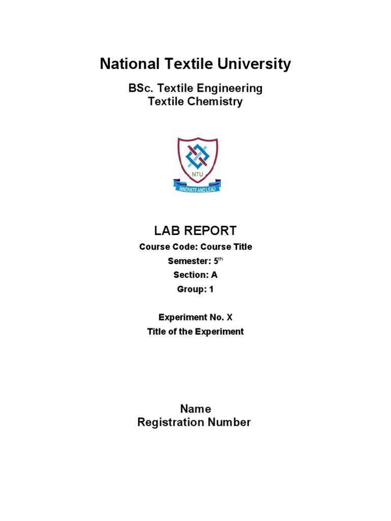 Lab Report Template | PDF | Experiment | Abstract (Summary)
