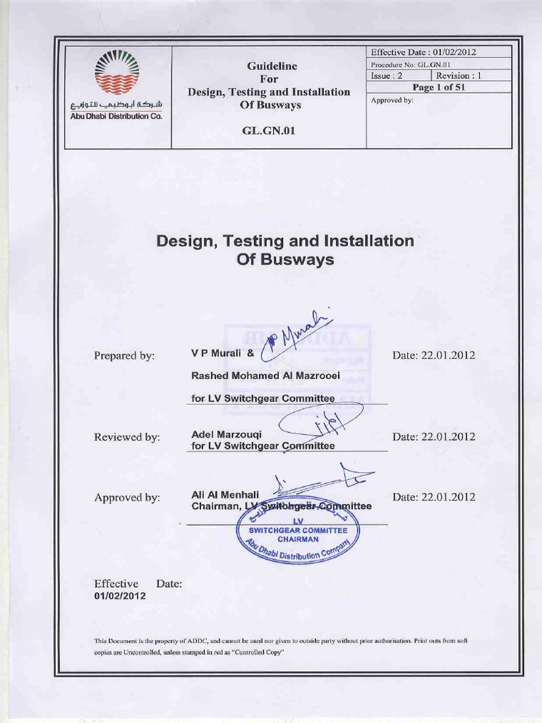 LV Guideline Busway 1-2 PDF | PDF