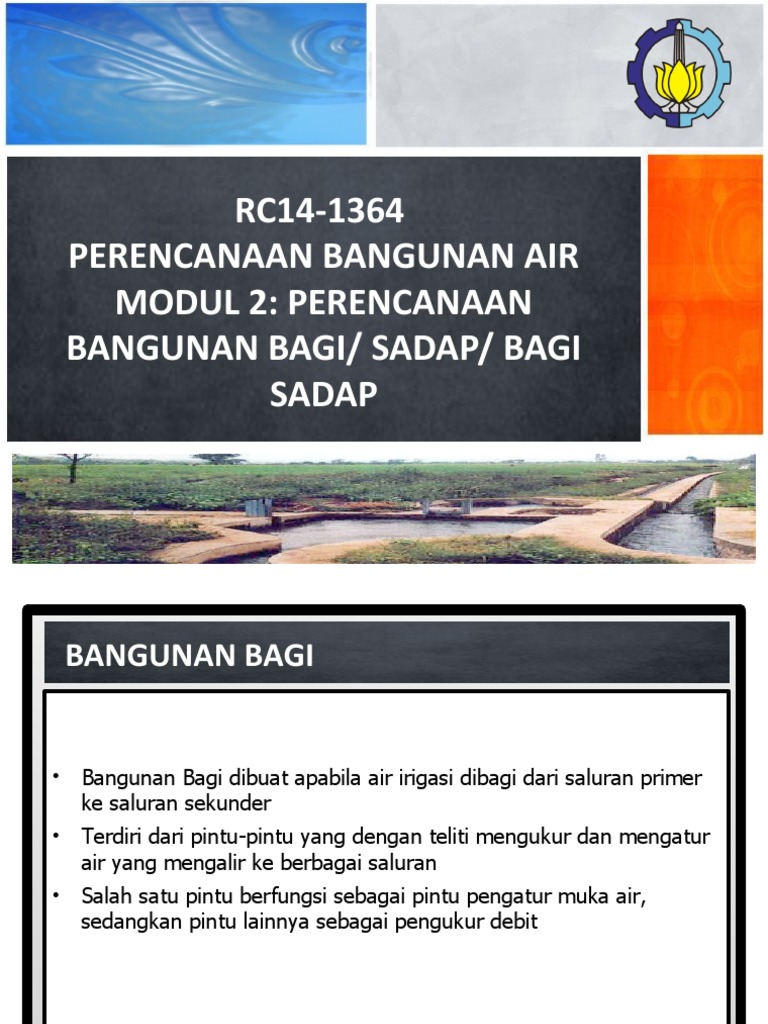 PBA. Modul 2 Perencanaan Bang Bagi Sadap | PDF