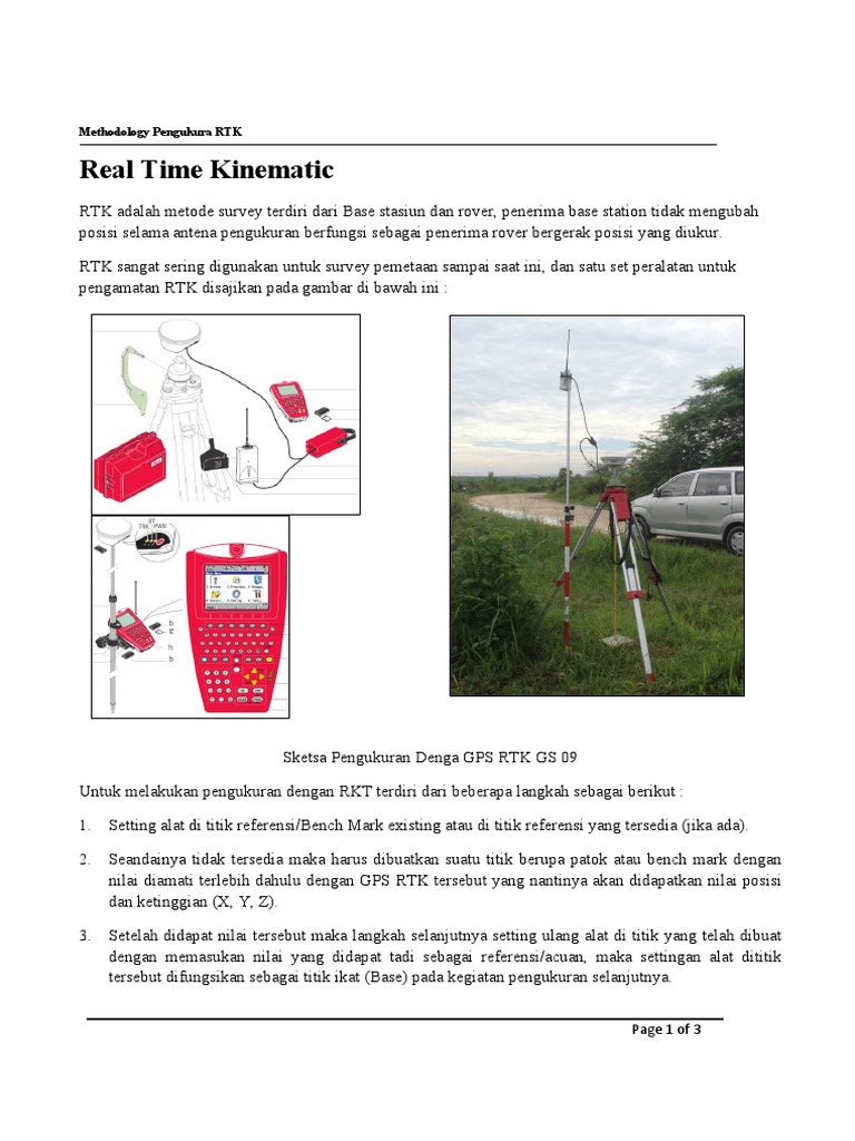 Methodology Real Time Kinematic - RTK - PDF | PDF