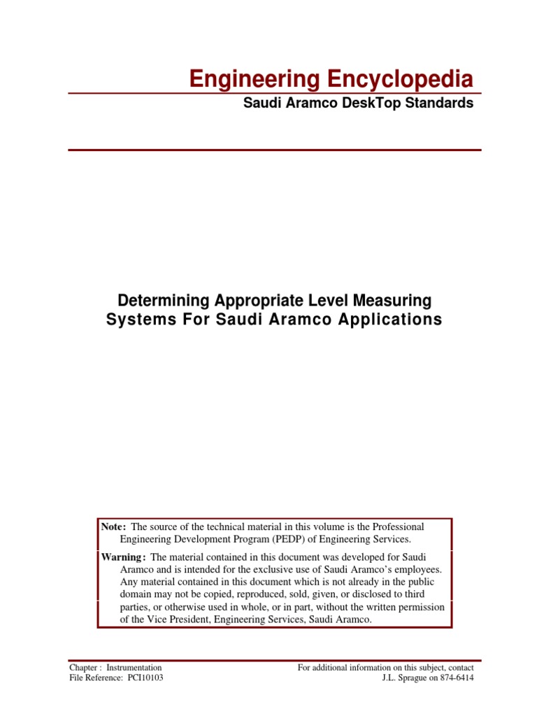 Level Measurement | PDF | Engineering | Electrical Engineering