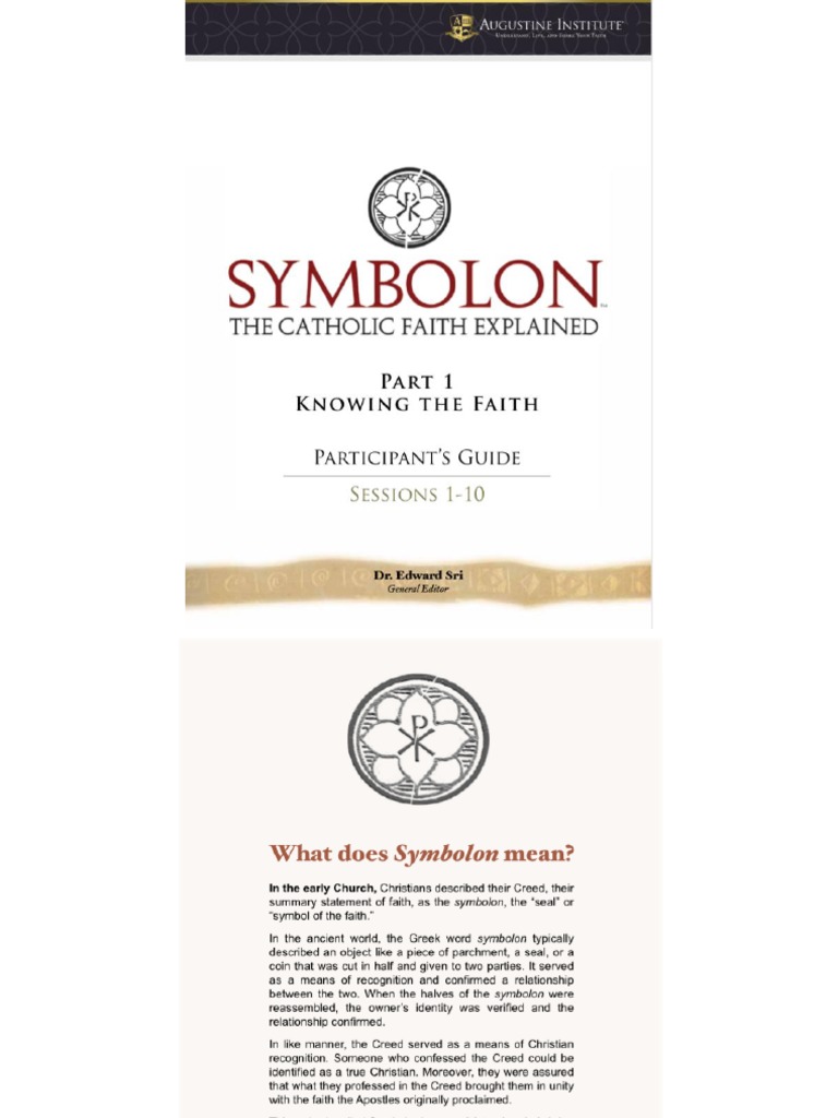 SYMBOLON Session 1 Guide PDF | PDF