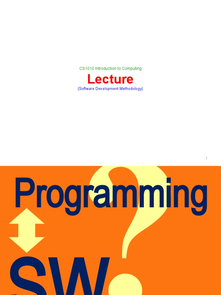 Lec 20-21 Software Development Methodolgy | PDF | Software Development ... Lec 20-21 Software Development Methodolgy | PDF | Software Development ...