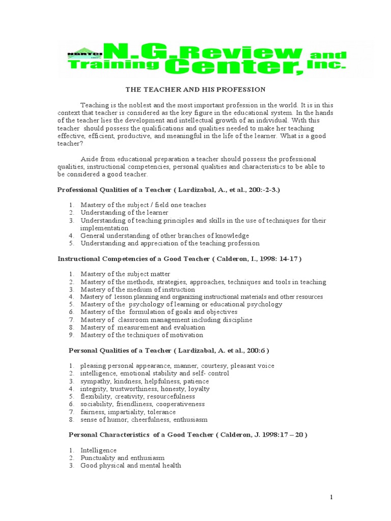 Mastery in Teaching: Key Qualities | PDF | Teachers | Motivation