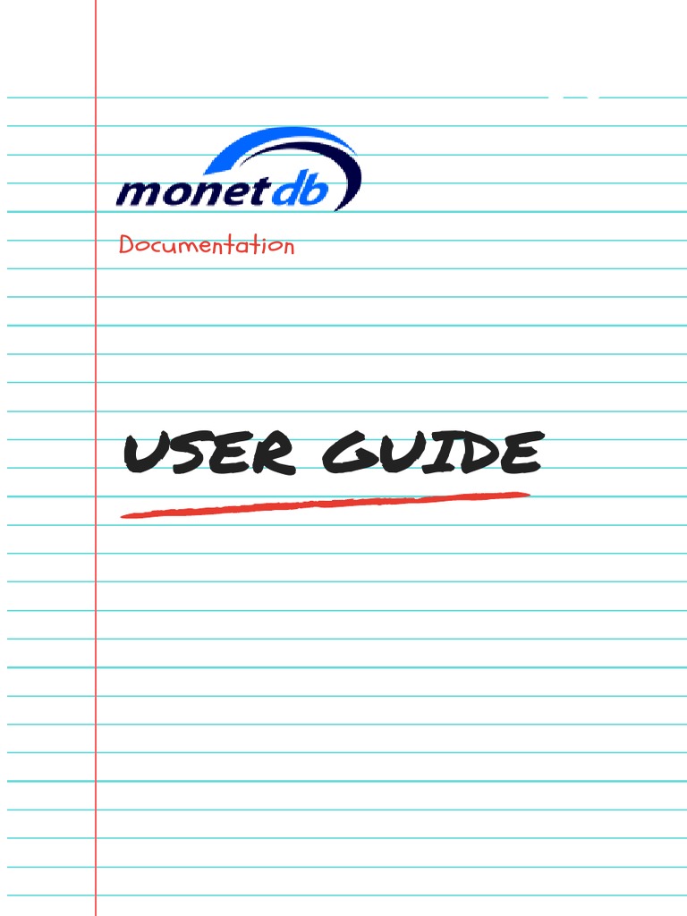 Monetdb User Guide Pdf Command Line Interface Comma Separated Values