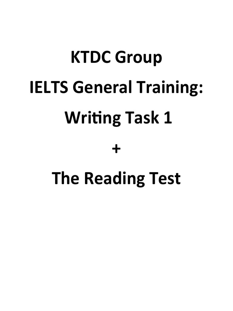Ielts General Training Material | PDF | Career & Growth