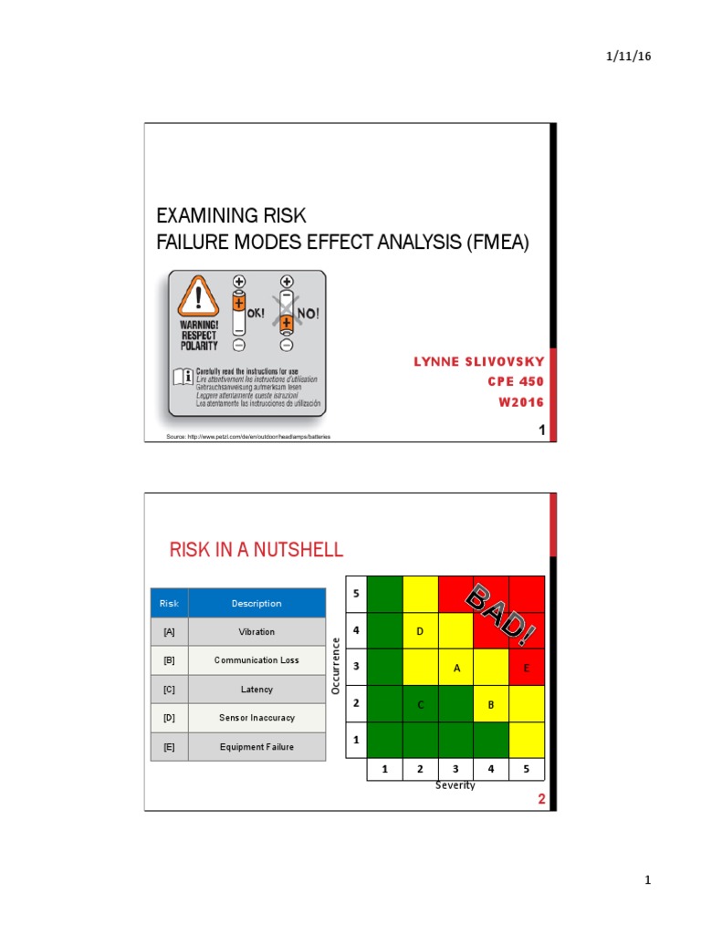 FMEA Presentation PDF | PDF | Systems Theory | Systems Engineering
