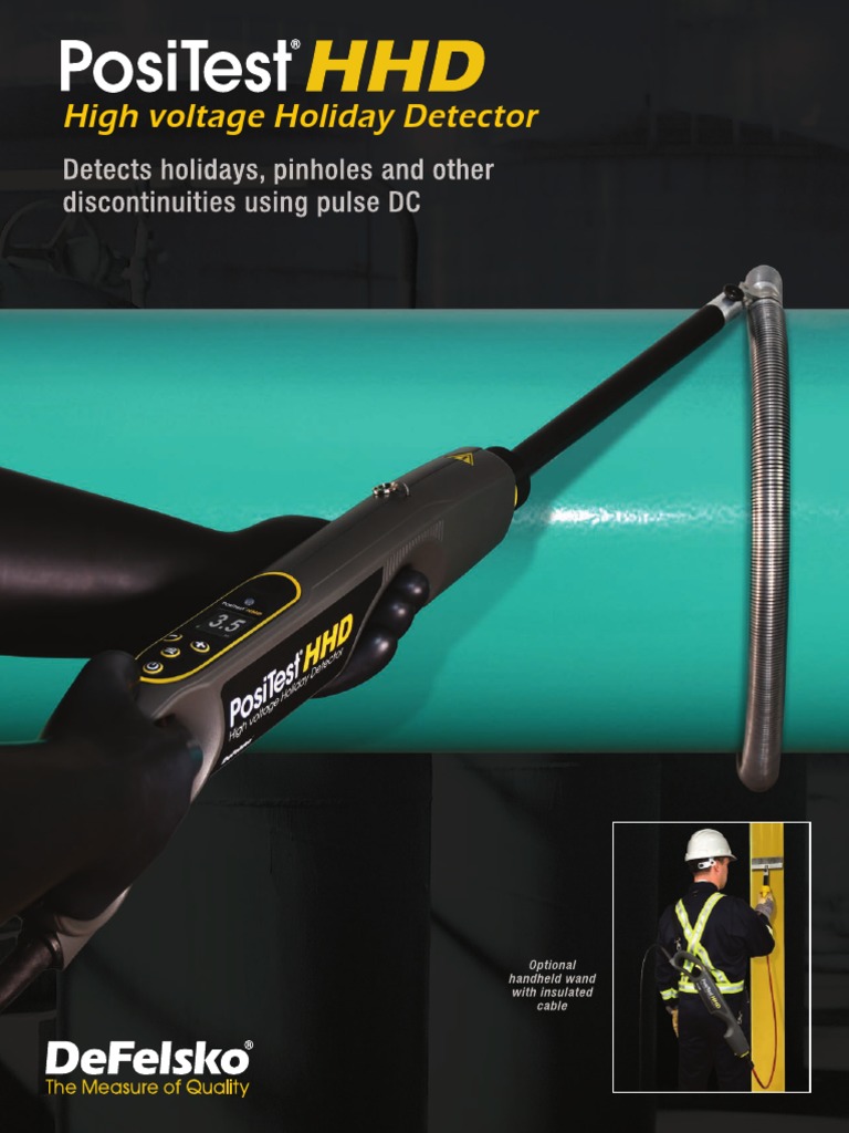 High Voltage Holiday Detector | PDF | Pipe (Fluid Conveyance) | Voltage