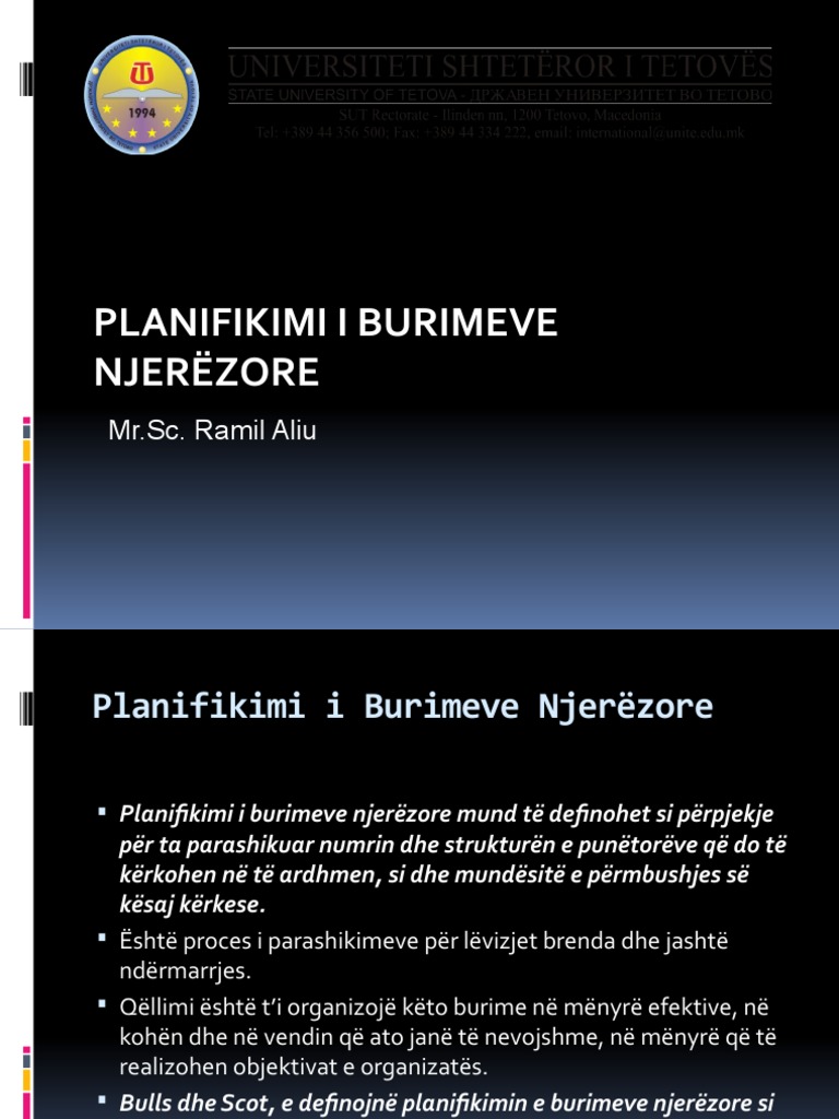 Mesimi 6 Planifikimi I BNJ | PDF