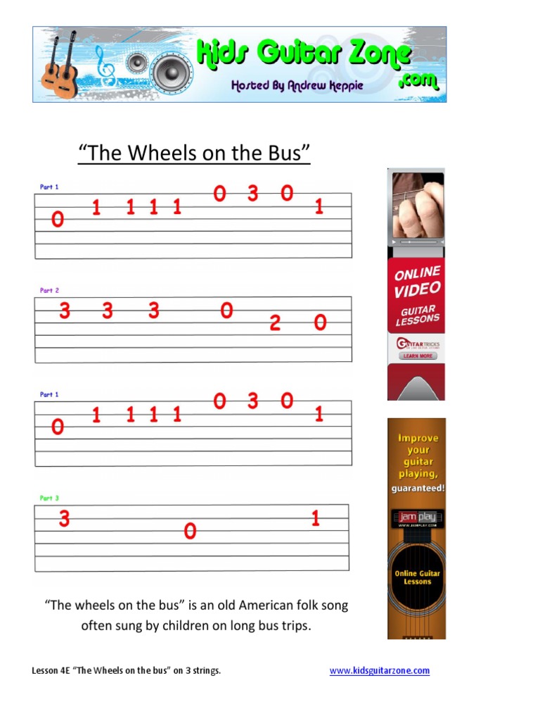 The Wheels On The Bus | PDF