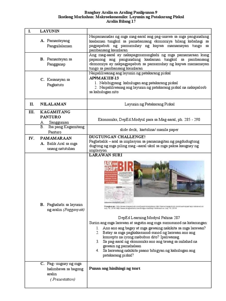 Ikatlong Markahan - Aralin 17 | PDF