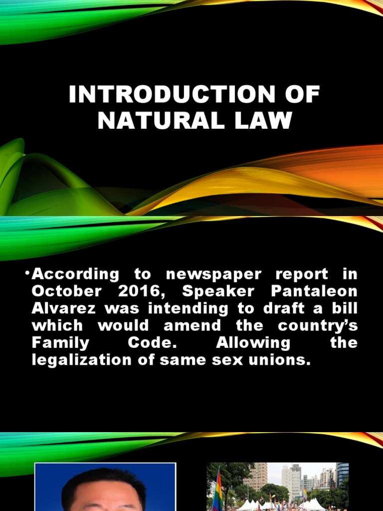 Introduction of Natural Law | PDF | Thomas Aquinas | Natural Law