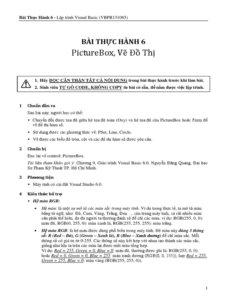Bai TH VB 6 PDF | PDF