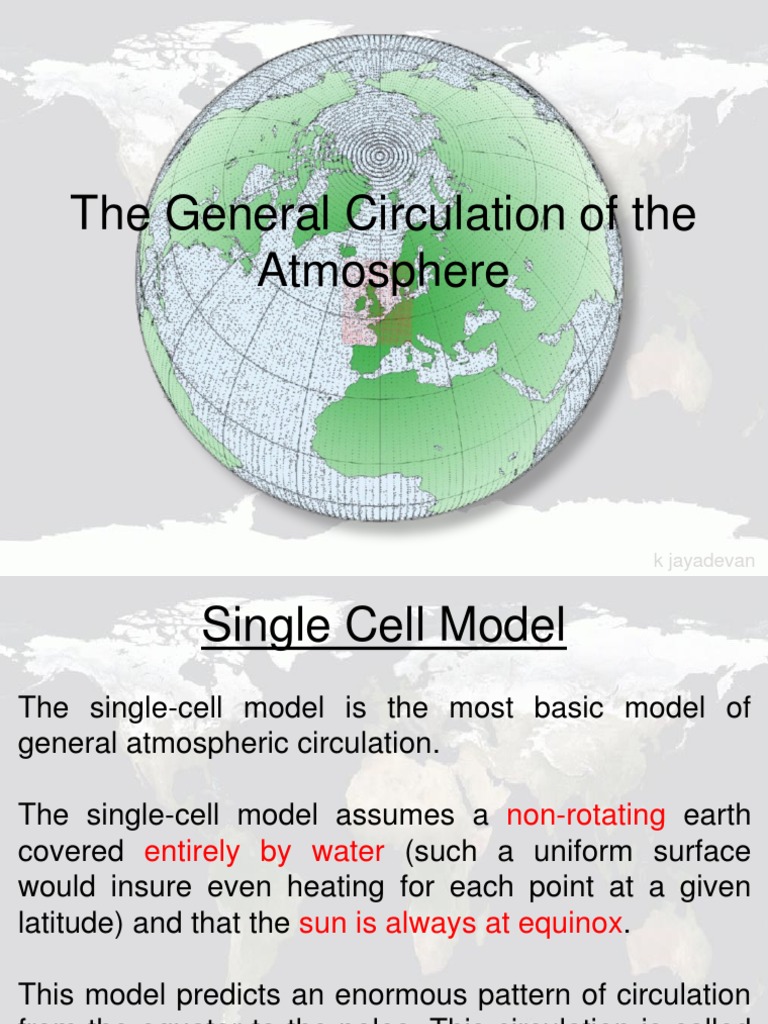 Atmospheric Circulation Models Explained | PDF | Atmospheric ...