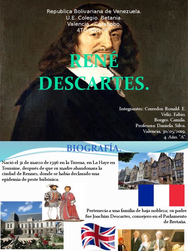 Biografia de Rene Descartes | PDF | René Descartes | Science