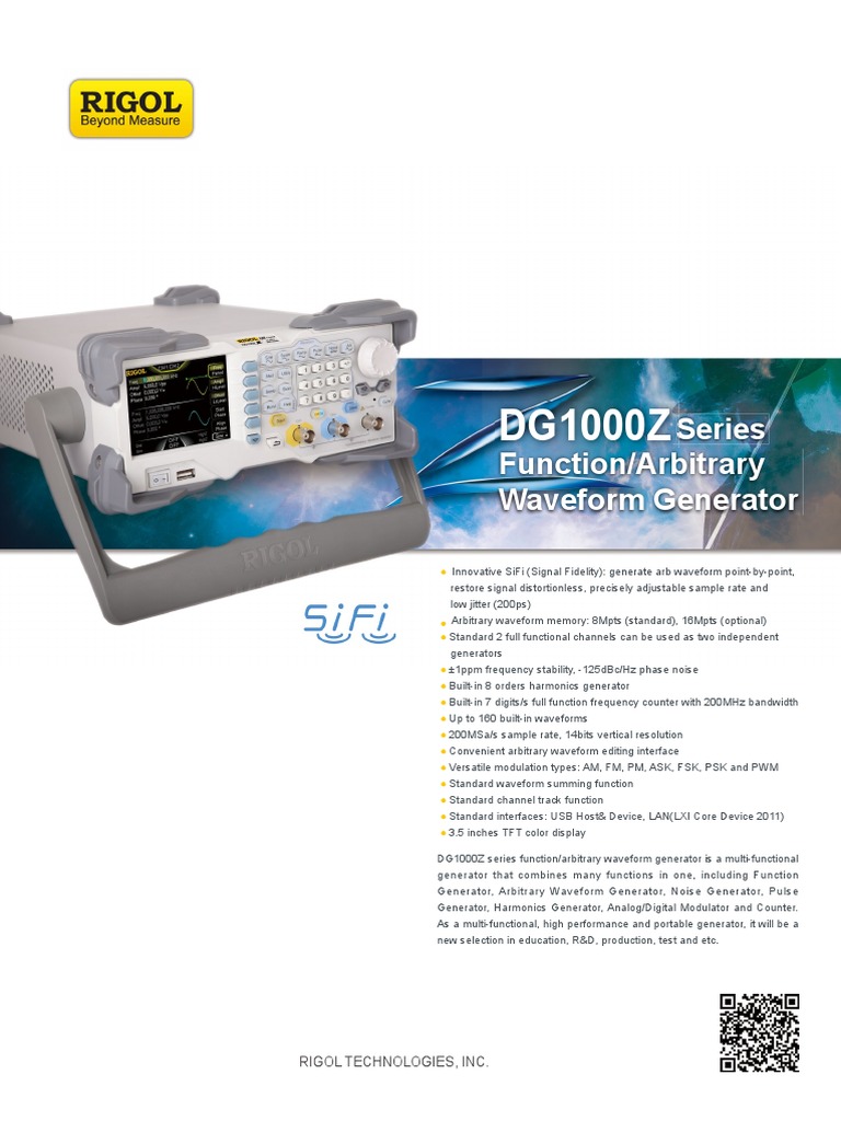 Generador DG1000Z PDF | PDF | Modulation | Frequency Modulation
