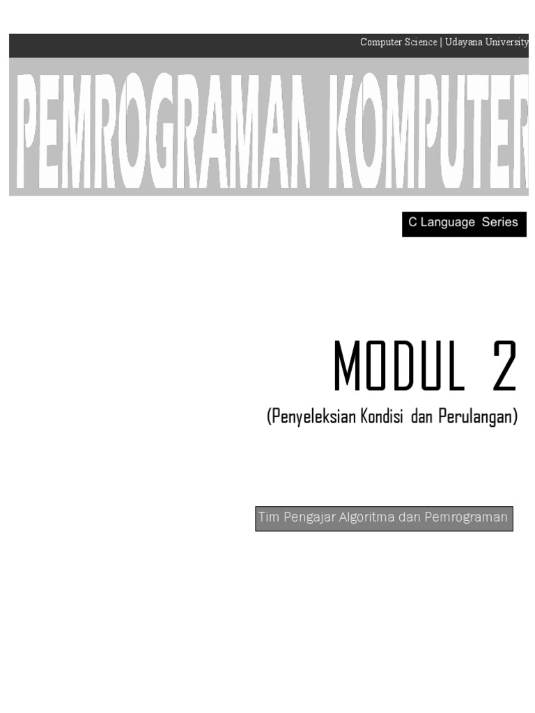 PrakProKom - Modul 2 - Penyeleksian Kondisi Dan Perulangan | PDF