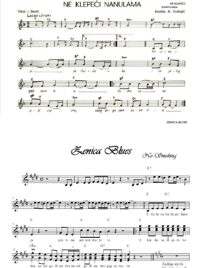 Mix Pjesama Note | PDF