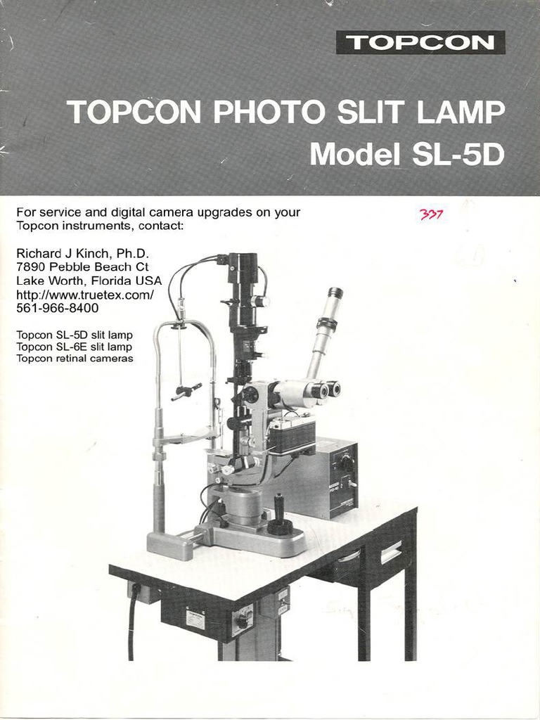 Topcon sl-5d Manual | PDF