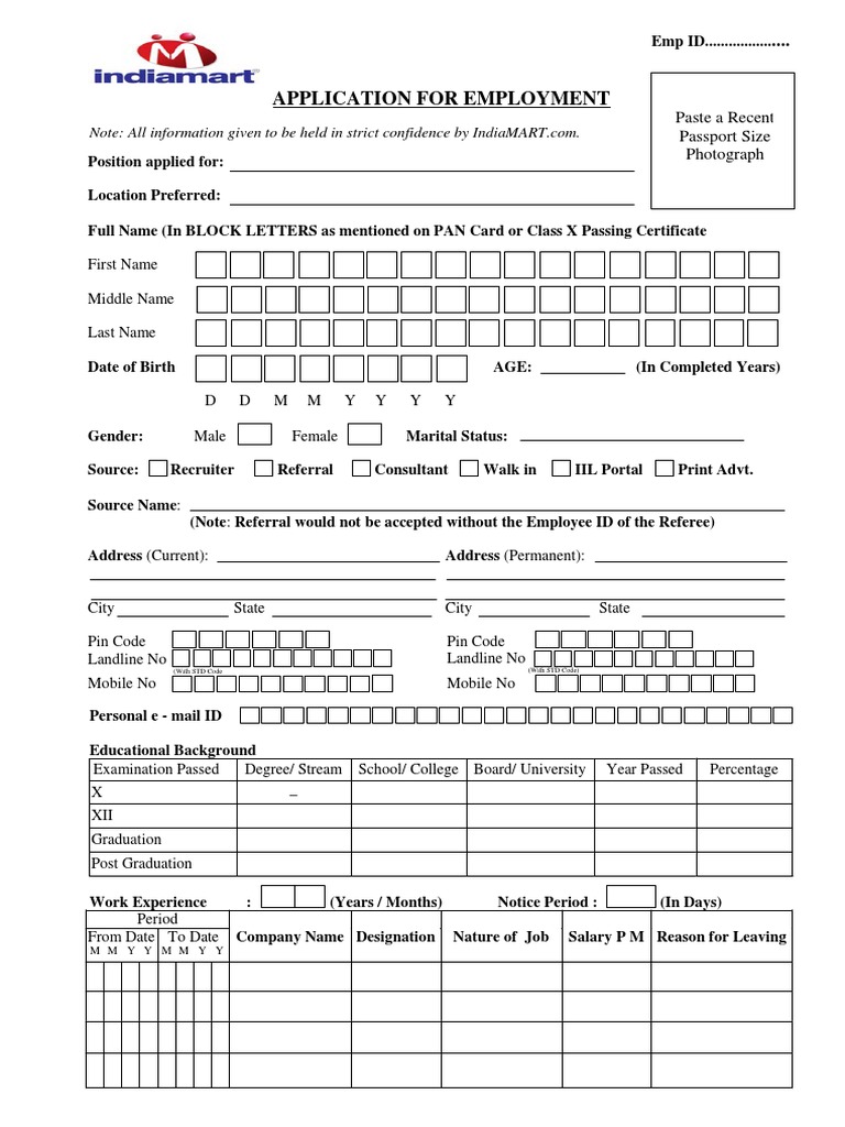 Application Form - Sep'2018 PDF | PDF | Business