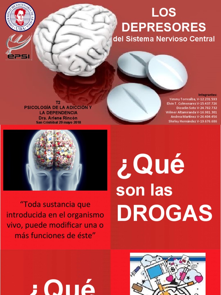 Presentacion Depresores | PDF | Heroína | Drogas