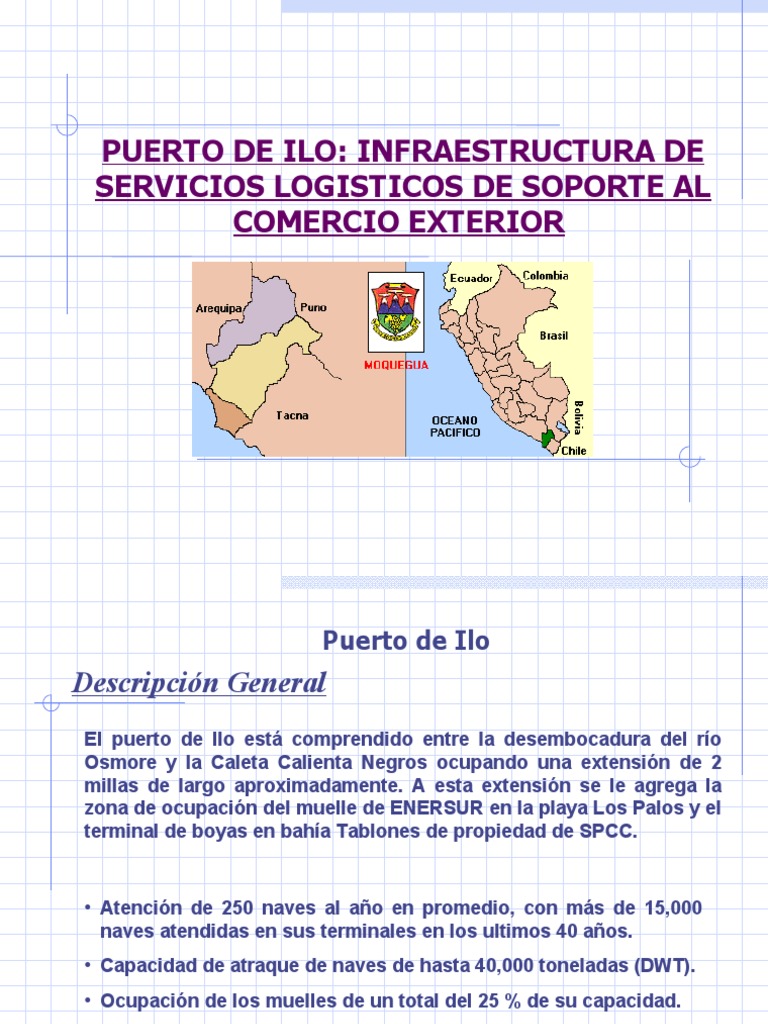 Puerto de Ilo | PDF | Transporte | Energía y recursos