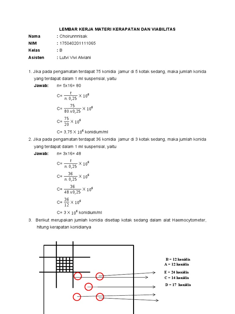 Soal Perhitungan Kerapatan Dan Viabilitas | PDF