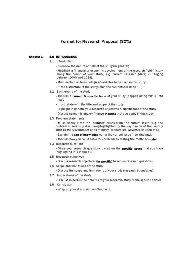TOC (Research Proposal) | PDF | Time Series | Quantitative Research