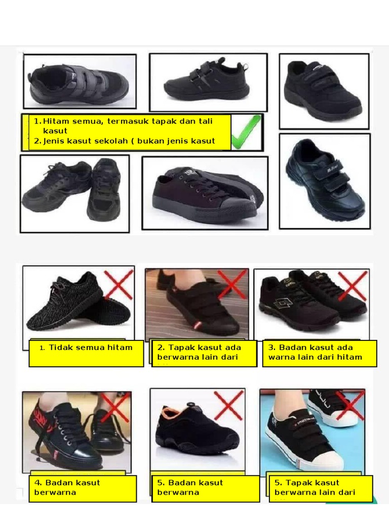 Pemakaian Kasut Dan Stokin 2019 | PDF