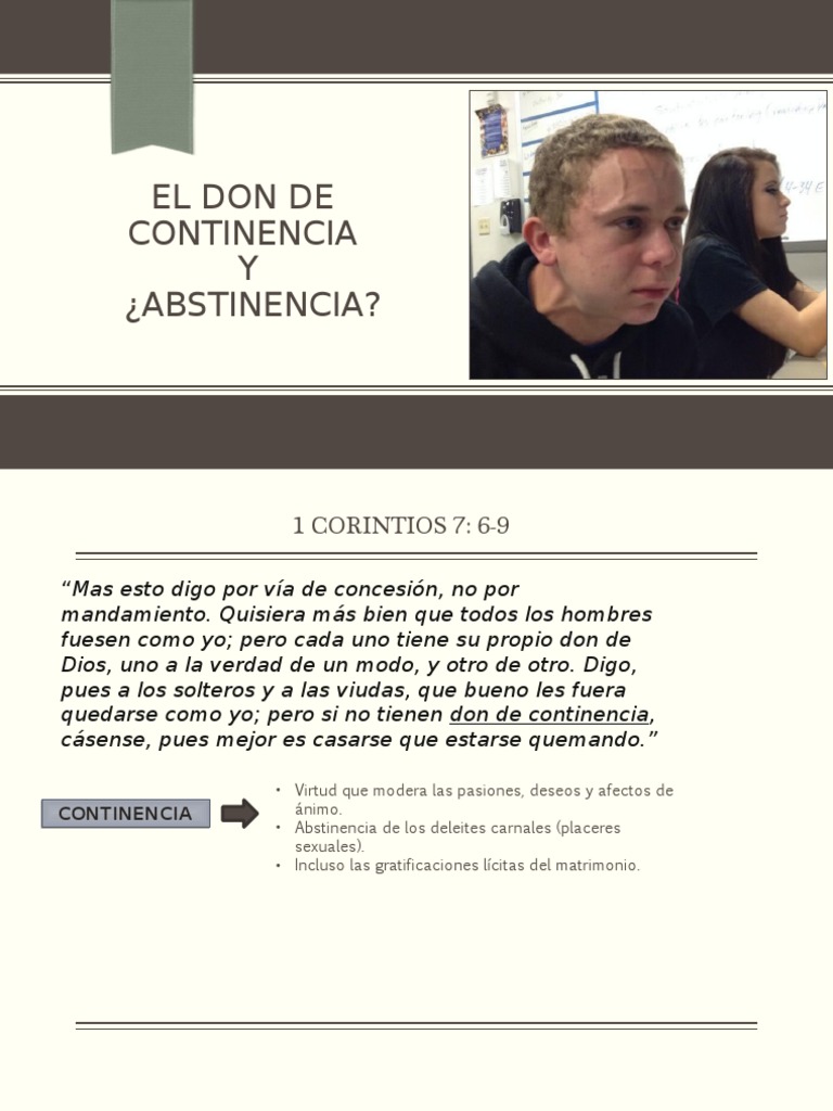 El Don de Continencia | PDF