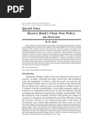 Clean Note Policy | PDF | Banknote | Reserve Bank Of India